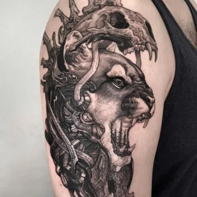 Puma-Tattoo: Bedeutung, Vorlagen und Inspirationen | VEAN TATTOO